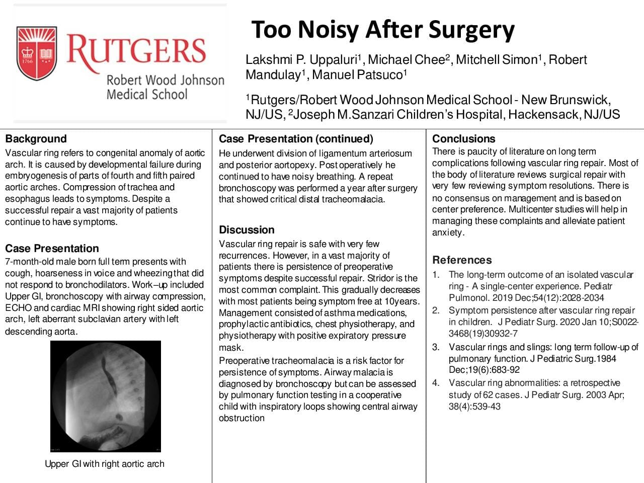 #05 Too Noisy After Surgery – Aerodigestive Society